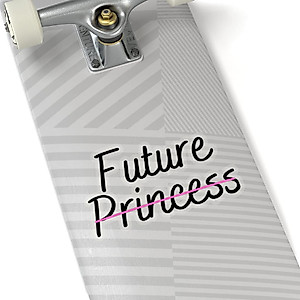 Teegarb Letter Blanket Sticker Decal Humorous Coming Princess CEO Stylish Fashionable Fancy Hilarious Incoming Stickers for Laptop Car 6" × 6" / Transparent