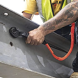 Klein Tools 3212TT Construction Spud Wrench with Tether Hole, 1-1/4-Inch Nominal Opening, 3/4-Inch Bolt for US Heavy Nut