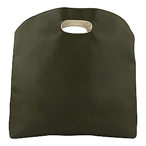 Santa Playa, Minimalist Handbag Handmade from Cactus Leather & Denim - Vegan, Washable, Eco Friendly, Sustainably Sourced - Desert Jade