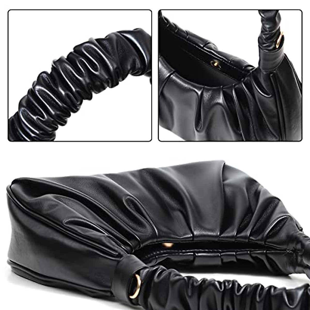 YDSIII Mini Purses for Women Small Shoulder Bag Y2K Dumpling Bag