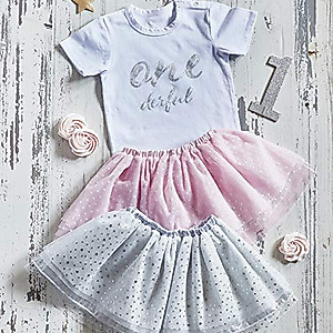 Stephan Baby Baby Girls' Tutu, Gold Sparkle, 6-18 Months