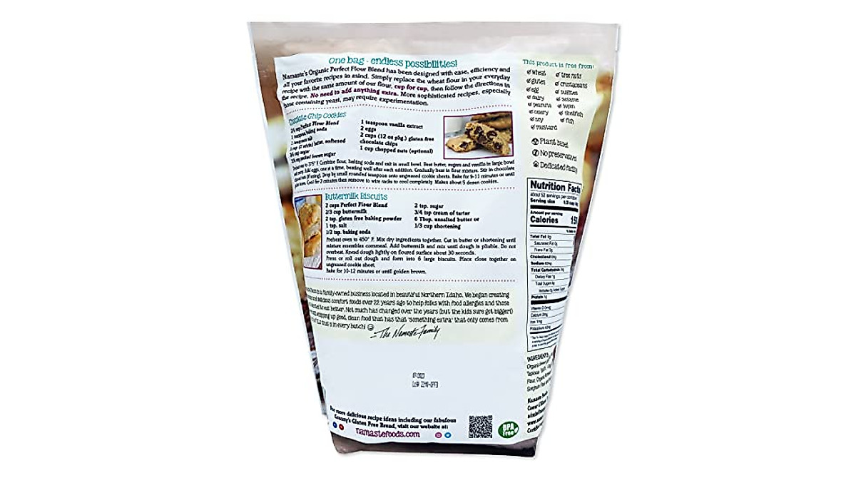 Namaste Organic Perfect Flour Blend - Gluten Free 5 lb