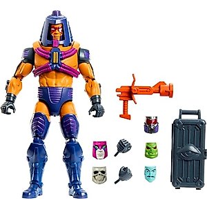 Masters of the Universe Masterverse Action Figure, Man-E-Faces Toy Collectible with Articulation & Accessories, 7 inch