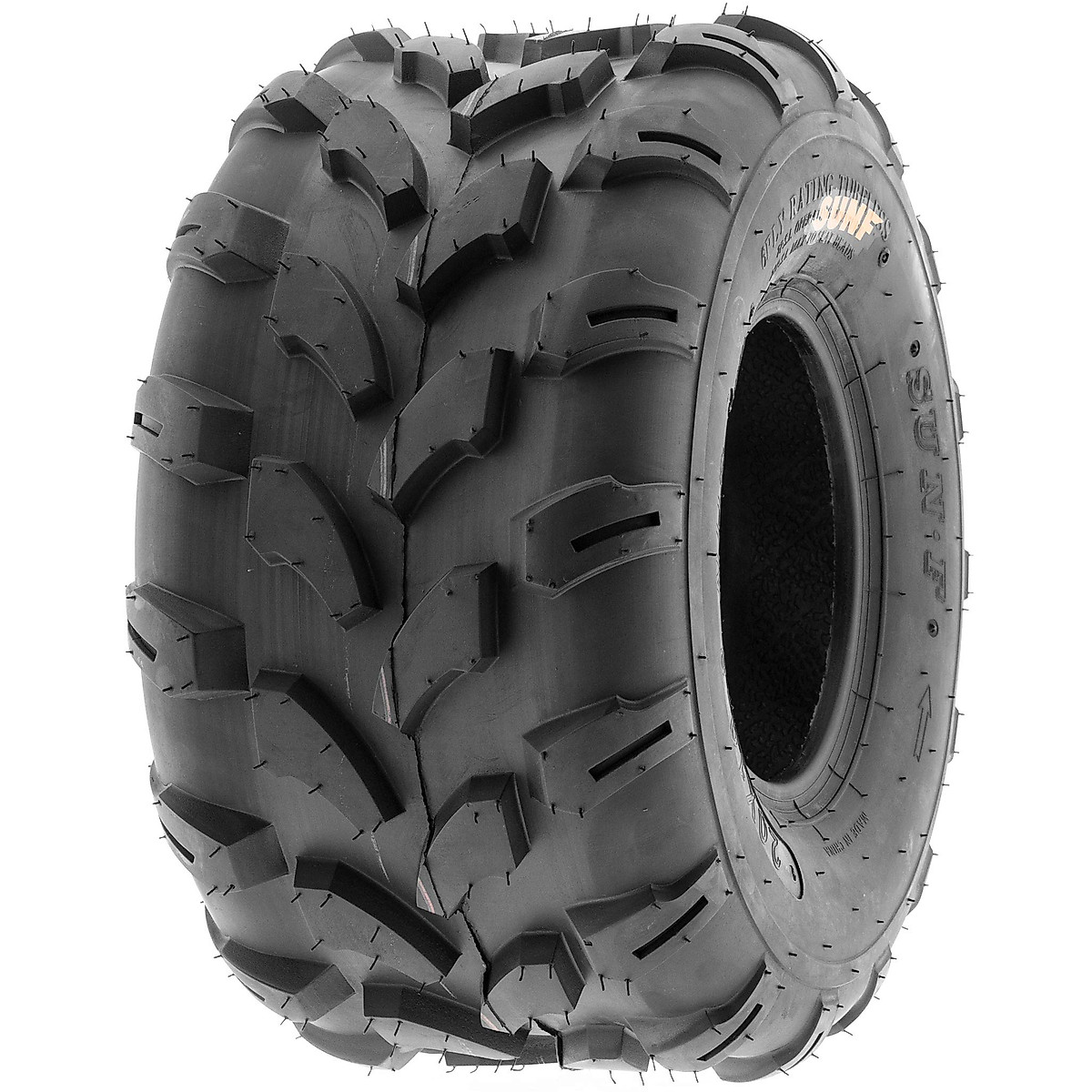 SunF A003 ATV/UTV/Lawn-Mowers Off-Road Tire 20x10-8, 6 PR, Directional Tread (Pair of 2)