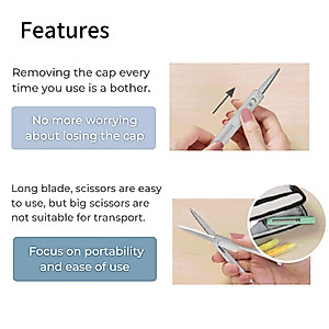 SUN-STAR Portable Scissors Stickyle SLARINO Pink