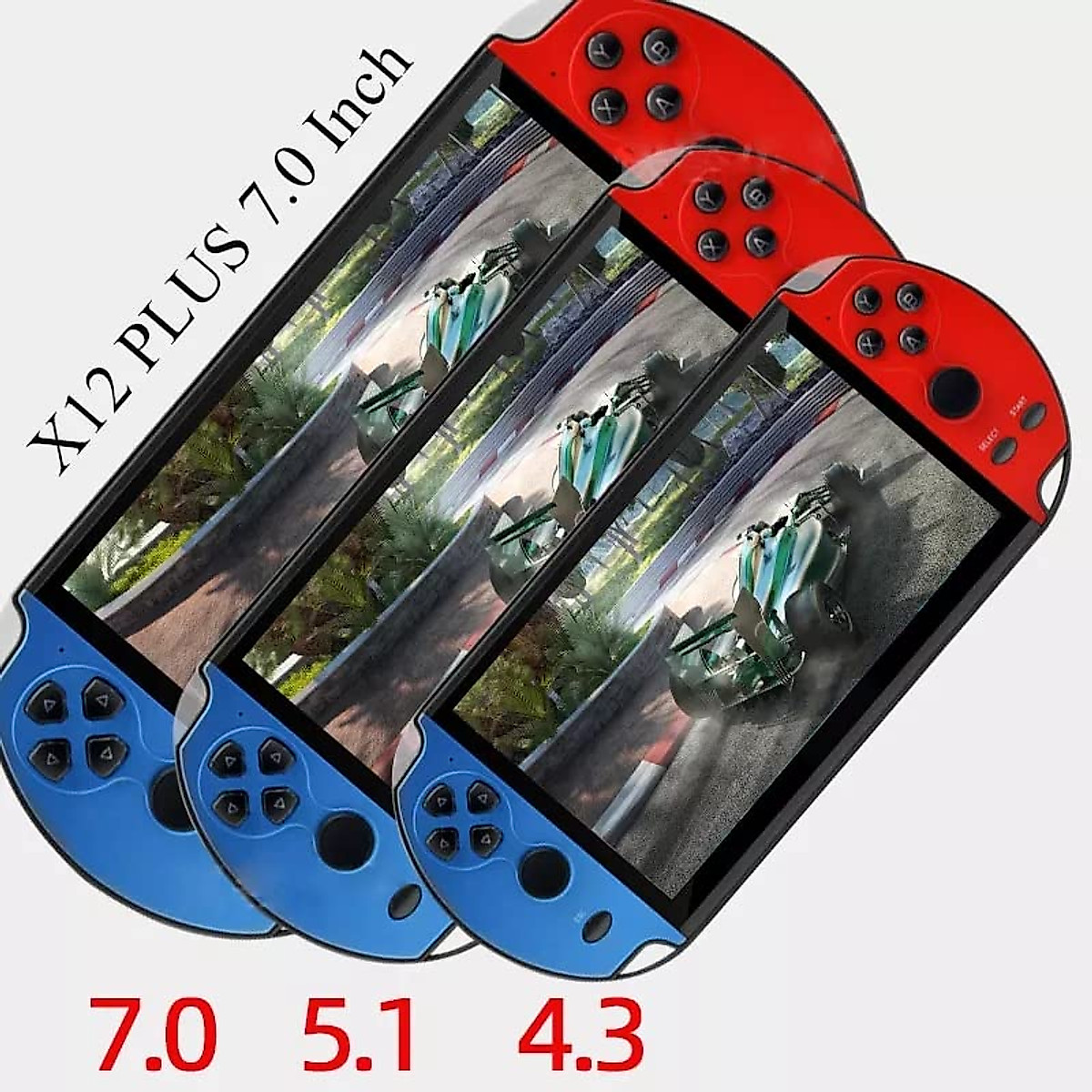 TCDSTAR Original factory 16GB Retro Handheld Games Player x 12 plus 10000games Portab 7 Inch e-book MP5 Video Game Consoles for PSP