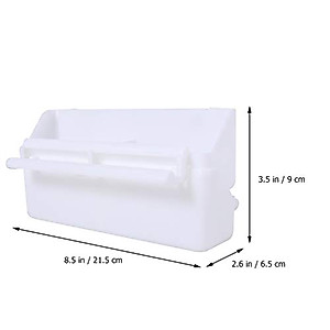 generic Dispenser Container 8pcs Bird Water Feeder Cup Bird Feeder Box Bird Food Feeder Parrot Food Box Pigeon Water Dispenser for Budgie Poultry Pigeon Quail Cages Feeder Parakeet Feeder