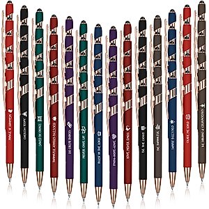 Qilery 70 Pcs Christian Pens Bible Verse Pens Bulk Christmas Religious Ballpoint Pens Gifts Inspirational Scripture Black Ink Spiritual Pens for Church Office School Gifts Women Men