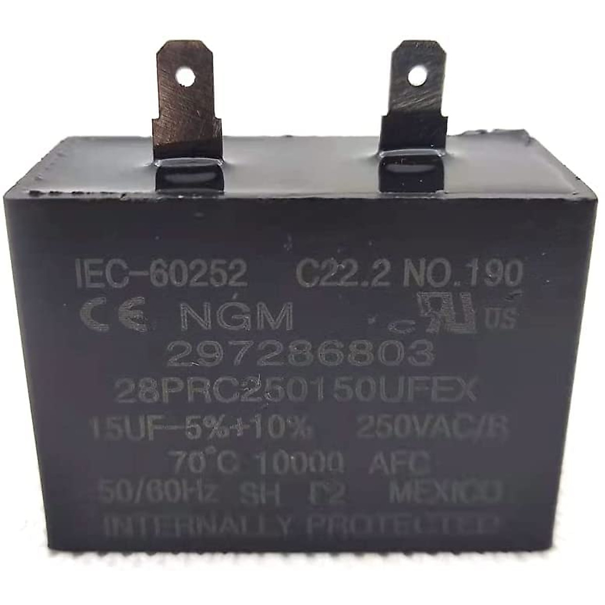 297286803 Refrigerator Run Capacitor Replaces 218909915 216985001