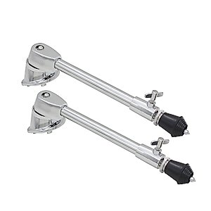 Drum Spurs, Adjustable Bass Drum Stand Legs Anti-rust Spurs 1 Pair