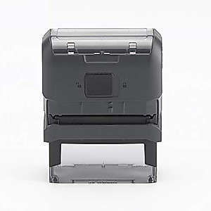 Trodat Stamp 4912 Office Printy with English Text RETURN to SENDER – Self Inking, Red and Blue Ink, Impression Size 3/4" x 1-7/8"