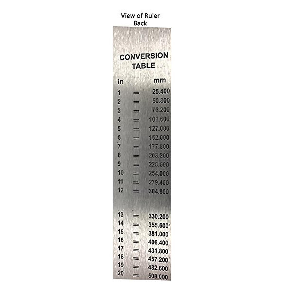 1 Meter Stainless Steel Ruler with Stamped Centimeter and Millimeter Graduations - Eisco Labs