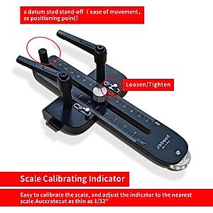 Jikbeed Thin Rip Jig/Thin Rip Jig Table Saw Jig Guide for Making Repetitive Narrow Strip Cuts - Fits 3/8" x 3/4" T-Slot, Compatible with Table Saw, Band Saw, and Router Table