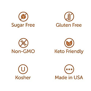 Jordan's Skinny Syrups Sugar Free Coffee Syrup, Toasted Marshmallow Flavor Drink Mix, Zero Calorie Flavoring for Chai Latte, Protein Shake, Food & More, Gluten Free, Keto Friendly, 25.4 Fl Oz, 1 Pack