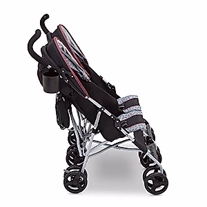 Jeep Scout Double Stroller, Lunar Burgundy