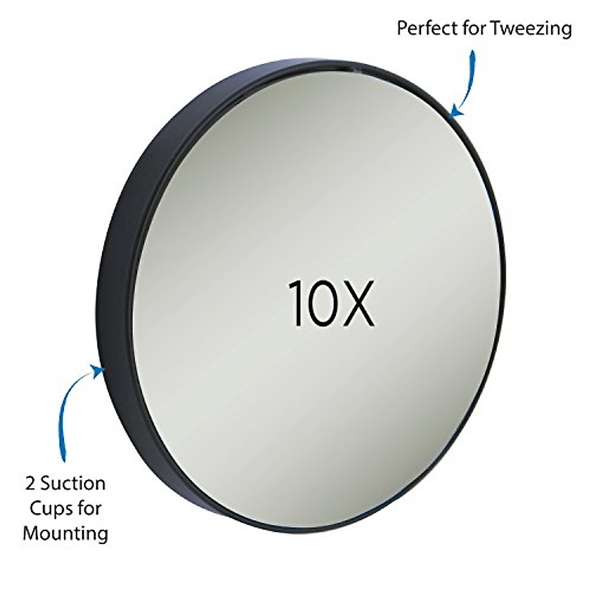 Zadro 3-Inch 10x Mag Close Up Spot Mirror, Mini