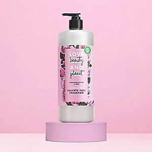 Love Beauty and Planet Blooming Color Sulfate-Free Shampoo Murumuru Butter & Rose, for Color Treated Hair Vegan, Paraben-free, Silicone-free, Cruelty-free 32.3 oz