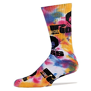 Unisex Novelty Funny Crew Socks Tye Dye Bob Ross