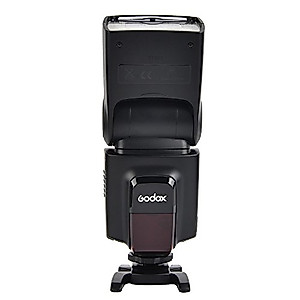 Godox Wireless 433MHz GN33 Camera Flash Speedlite with Built-in Receiver with RT Transmitter Compatible for Canon Nikon Sony Olympus Pentax Fuji DSLR Cameras with Diffuser + Filters + USB LED