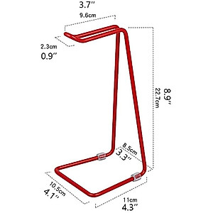 ANIIC Headset Stand Metal Headphone Stand Headset Stand Universal Headphone Holder Metal Desk Display Hanger Holder for Headset Headphone Stand (Color : White)