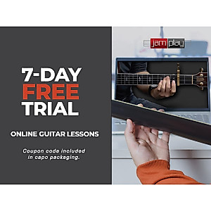 Kyser Low-Tension Quick-Change Guitar Capo for 6-string guitars, Matte Blackout, KG6LT