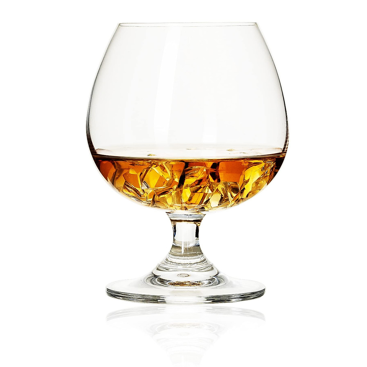 BothEarn Brandy Snifters Set of 2-13.5 Ounce (400 ml) Small Crystal Cognac Glasses - Good for Whiskey Bourbon Beer Milk Drink in Home Party Wedding Anniversary, BE031