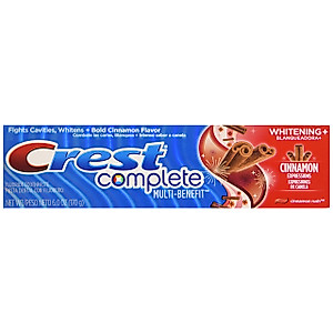 Crest Whitening Expressions Fluoride Anticavity Toothpaste, Cinnamon Rush, 6 oz