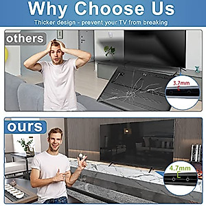 Base Stand for TCL Smart Tv - Legs for TCL Roku TV 32in 40in 43in 48in 49in 50in 55in 60in 32S305 32S301 32S303 32S4610R 32S3850 32S3850A 32S3850B 32S3850P 32FS4610R with Screws