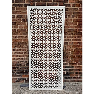 HiddenFlower1US - Privacy Screen Metal Garden Fence Decor Art