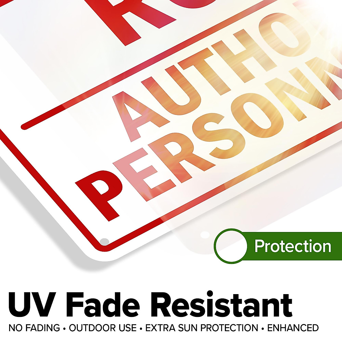 Electrical Room Authorized Personnel Only Sign, 10x14 Inches, Rust Free .040 Aluminum, Fade Resistant, Made in USA by My Sign Center