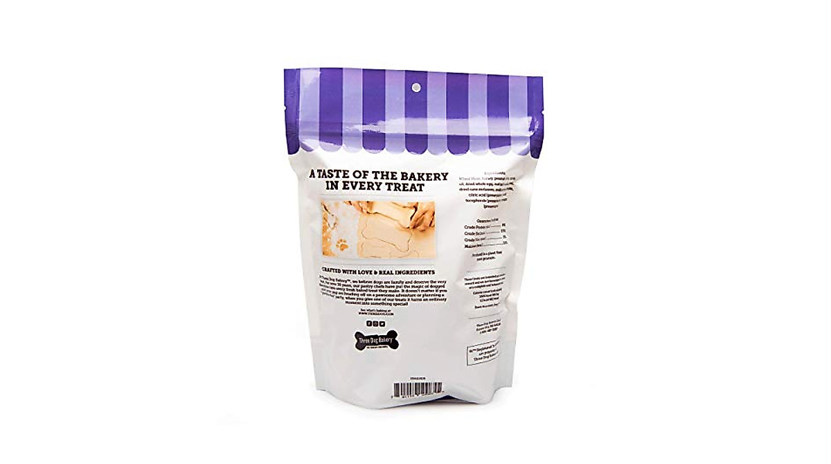 Three Dog Bakery Crunchy Animal Crackers for Dogs