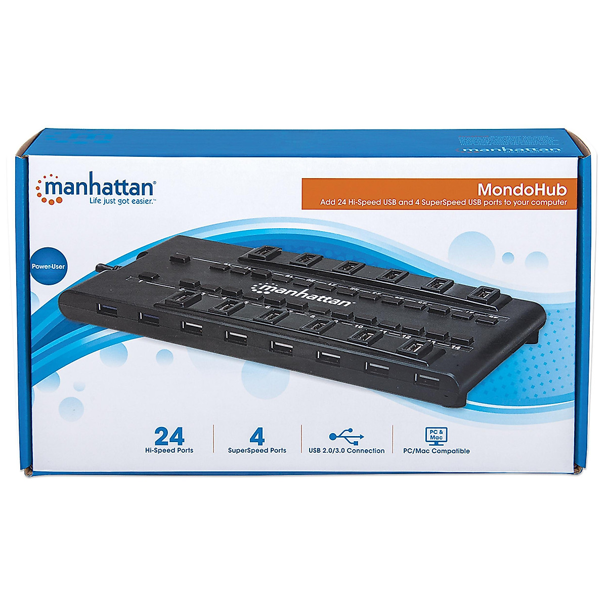 Manhattan 28 Port USB Hub (161718)
