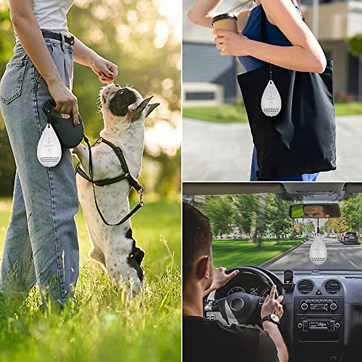 Greenvine Mini Portable Air Purifier for Home & Pets, Odor Deodorizer with Aromatherapy Mode Air Cleaner for Home ,Office & Travel