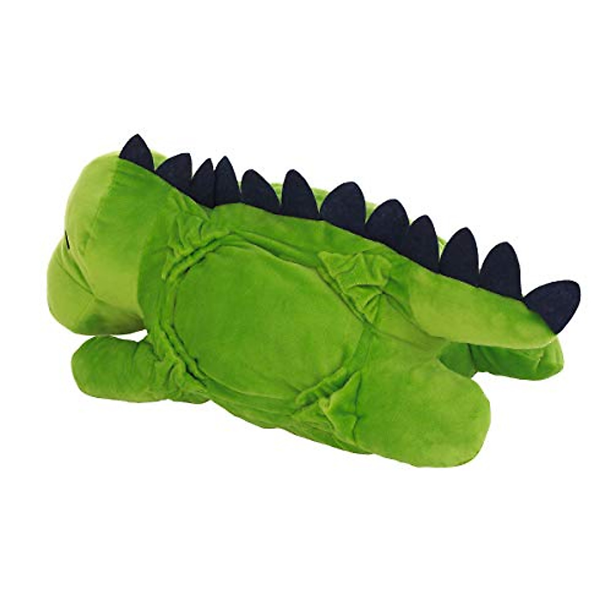 Everything Kids Dinosaur Shaped Super Soft Green and Navy Tablet Holder Pillow
