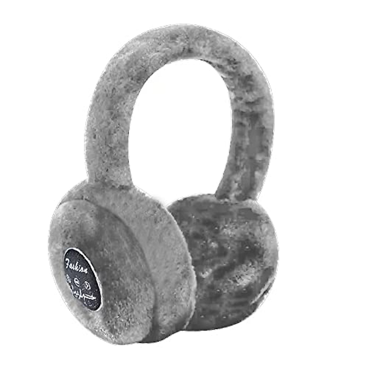 eDealz Wireless Bluetooth 5.0 Rechargeable Over The Ear Headphone Earmuffs with Extra Soft and Warm Fabric, Microphone, Powerful Surround Stereo Bass and Passive Noise Cancelling (Grey)