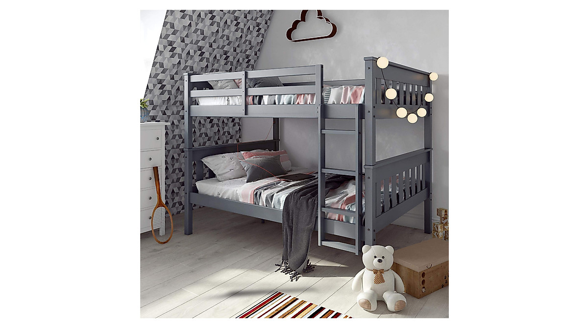 Dorel Living Moon Full Over Full Bunk Bed with USB Port