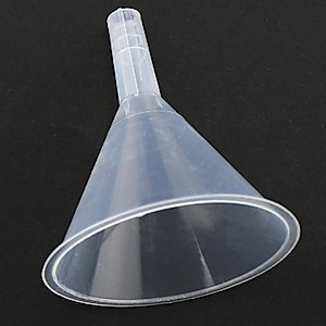 Heyous 12PCS Plastic Transparent Filter Funnel 60MM Diameter for Science Lab Water Bottle Filling Liquid Transfer