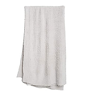Barefoot Dreams CozyChic Ribbed Throw Almond One Size