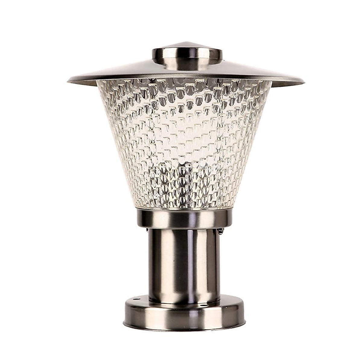 Modern Minimalist Creative Lawn Lamp Outdoor Lighting Column Lamp Courtyard Waterproof Decoration Post Lamp Home Garden Stainless Steel Anti-Rust Pillar Light E27