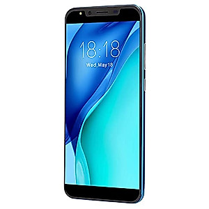 M30PLUS 5.72in Smartphone, International Version 3G Smart Phone, 512MB + 4G Memory, Dual SIM+Memory Card Slot Cell Phone for Android System(Blue)