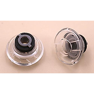 Eartip Kit Replacement for Plantronics Voyager Legend Bluetooth Headset, Medium Size Earbuds Ear Gels Tips and Foam for Voyager Legend / 5200 Earphone [ 3 Pack ] (Medium Clear)