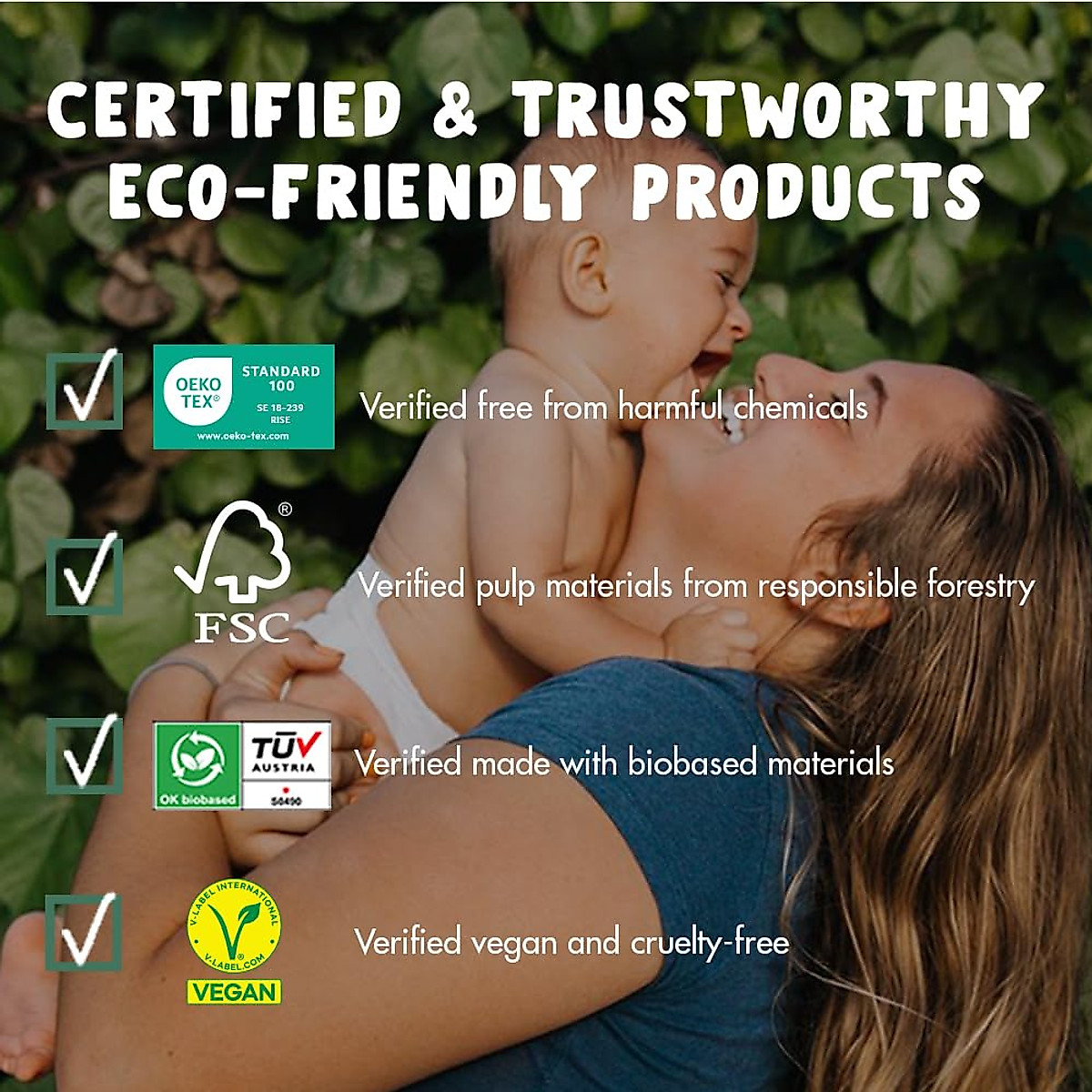 Eco by Naty Pull Ups - Hypoallergenic and Chemical-Free Training Pants, Highly Absorbent and Eco Friendly Pull Ups for Boys and Girls - Size (6) 4T-5T (35+ lbs) – 18 Count