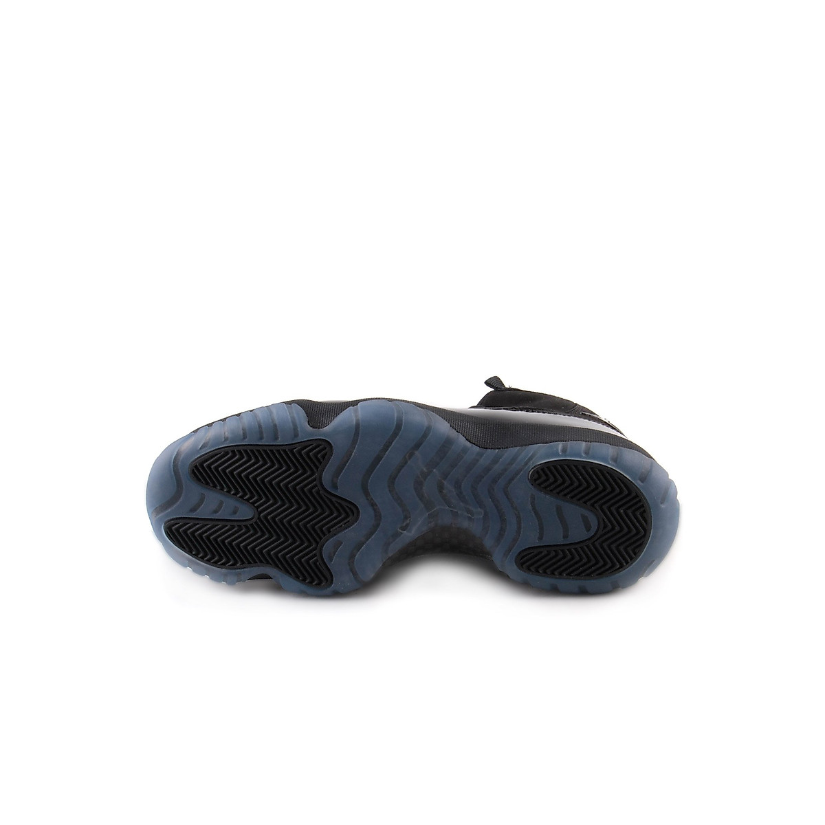 Jordan Mens Air Jordan 11 Retro 378037 005 Cap & Gown - Size 10 Black/Black/Black