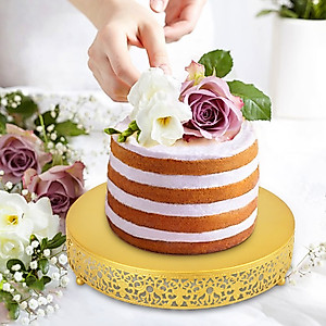 6 Pack Cake Stand Set, Gold Cupcake Stands Tiered Cupcake Holder Candy Fruite Dessert Table Display Set Decorating for Wedding Birthday Party Chrismas Celebration Home Decor