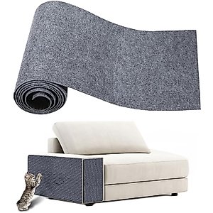 118" x 15.8" Cat Scratching Mat, Large Cat Scratch Furniture Protector Trimmable Self Adhesive Couch Protector from Cat Claws,Decorative Cat Tree, Cat Scratching Post and Cat Wall Furniture