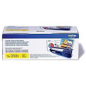 Brother TN310Y OEM Toner - HL 4150CDN 4570CDW 4570CDWT MFC 9460CDN 9560CDW Yellow Toner (1500 Yield)