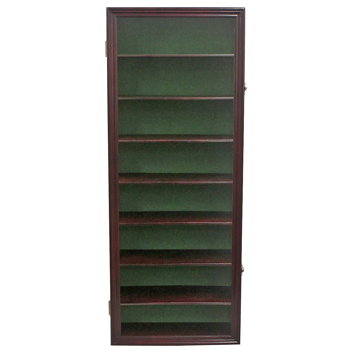 1/24 - 1/18 Scale Diecast Wheels Model 8 Cars Display Case Cabinet Holder Holds - Mahogany Finish (Mahogany Finish)