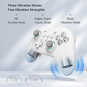 GuliKit KK3 Max, Kingkong 3 Max Controller with 4 Back Buttons, Hall Joysticks and Triggers, Wireless for Switch OLED/PC/Android/MacOS/iOS/Steam Deck, 1000Hz Polling Rate for Wins - Black