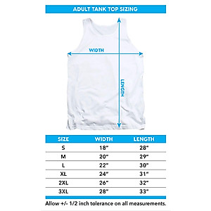 Tootsie Roll Tootsie Roll Pop Logo Unisex Adult Tank Top for Men and Women, Large Red