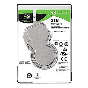 (Old Model) Seagate 2TB Laptop HDD SATA 6Gb/s 128MB Cache 2.5-Inch Internal Hard Drive (ST2000LM015)